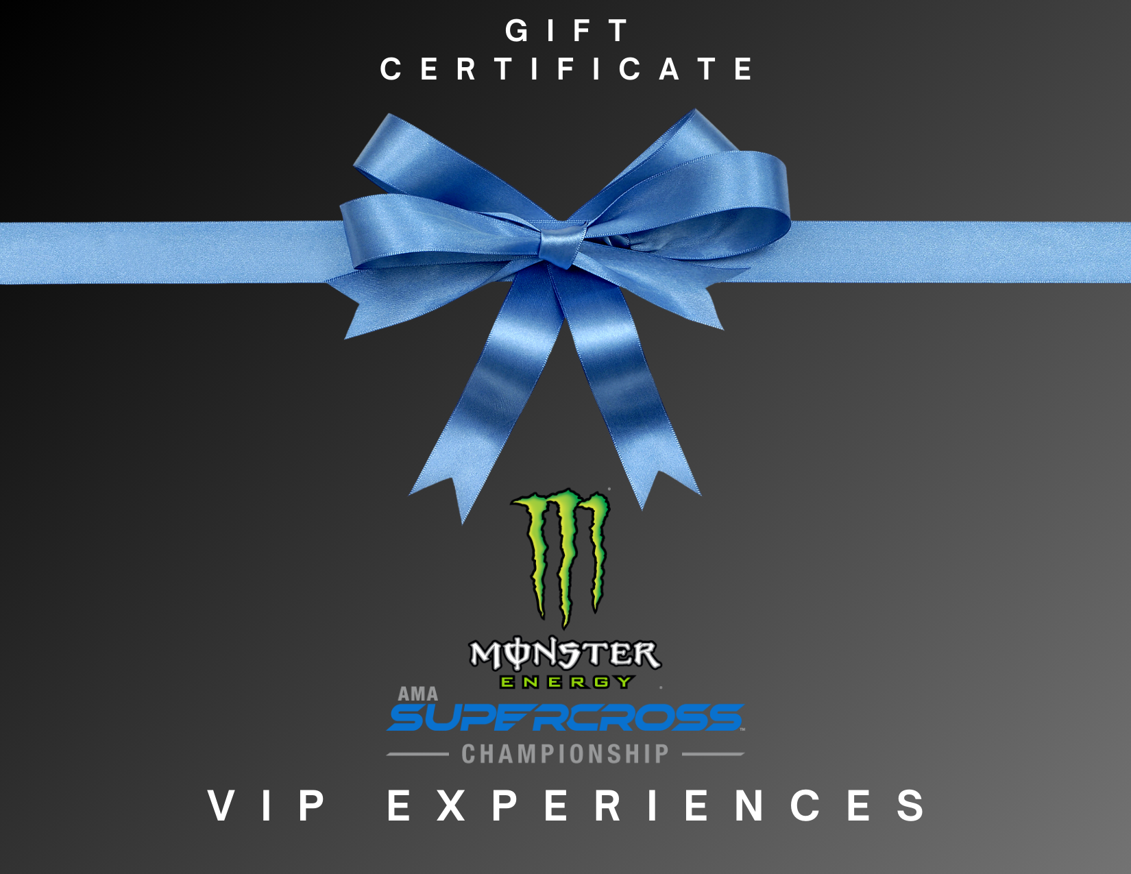 Monster Energy Supercross VIP Experience Gift Card – Feld Experiences